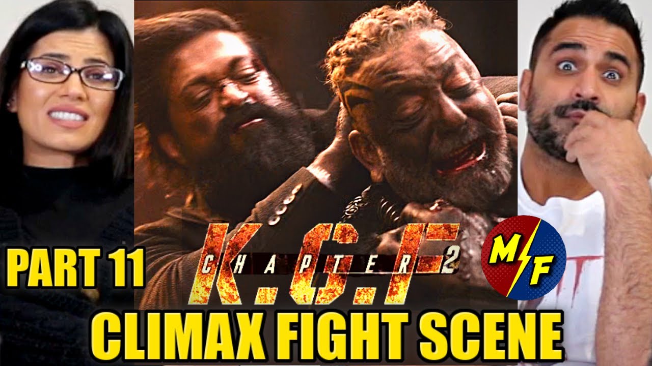 KGF CHAPTER 2 ROCKY VS ADHEERA CLIMAX FIGHT SCENE REACTION!! | KGF 2 ...