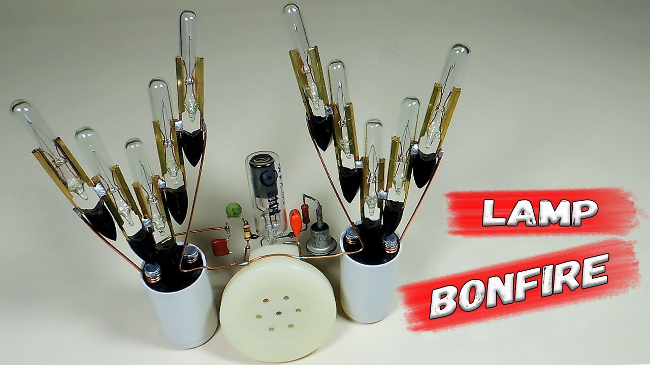 An electronic bonfire! An interesting homemade gorenje that simulates ...