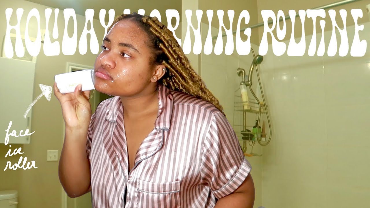 Holiday Morning Routine - waking up at noon, gym, paying rent! - YouTube