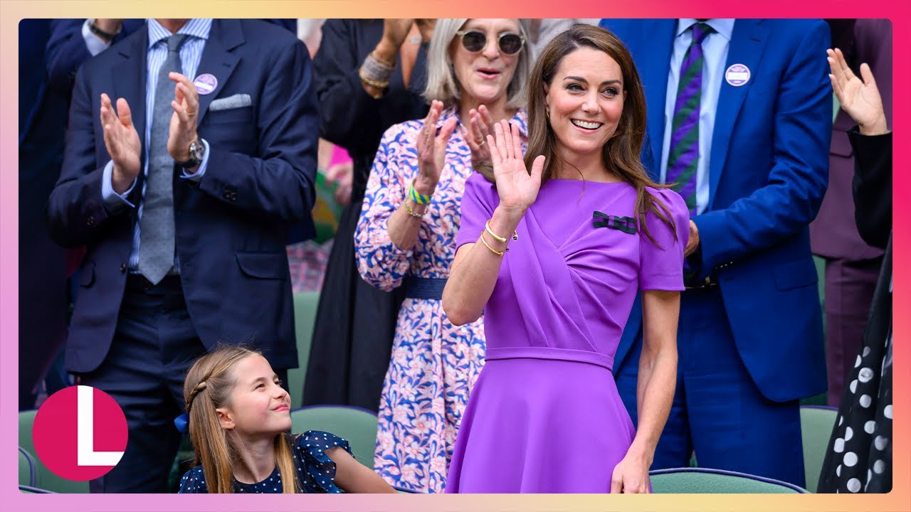 Kate Middleton Receives Standing Ovation At Wimbledon Final | Lorraine ...