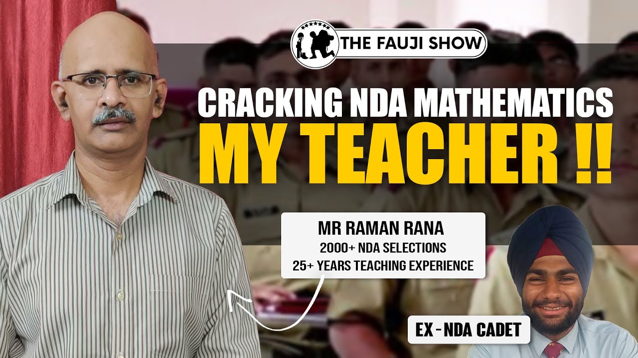 How to clear NDA Mathematics ? | My teacher Mr. Raman Rana sir | More ...