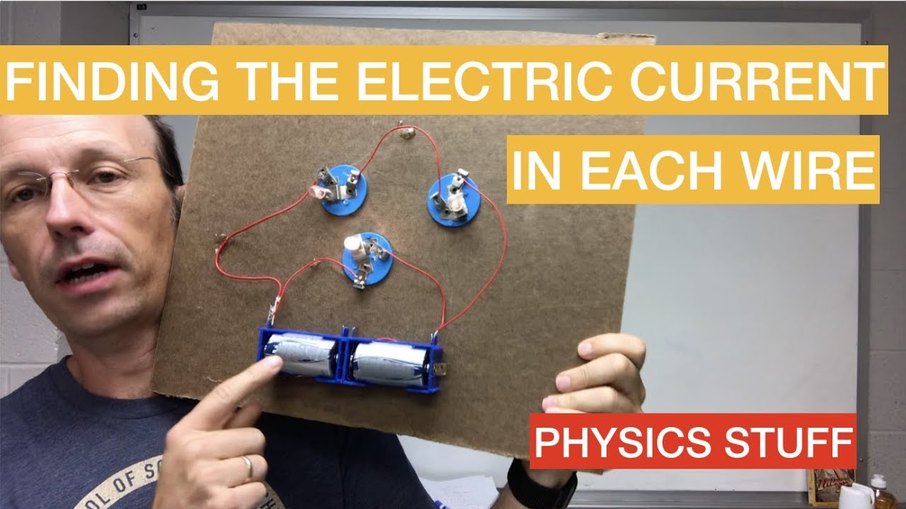 Finding the electric current with the loop and junction rule - YouTube