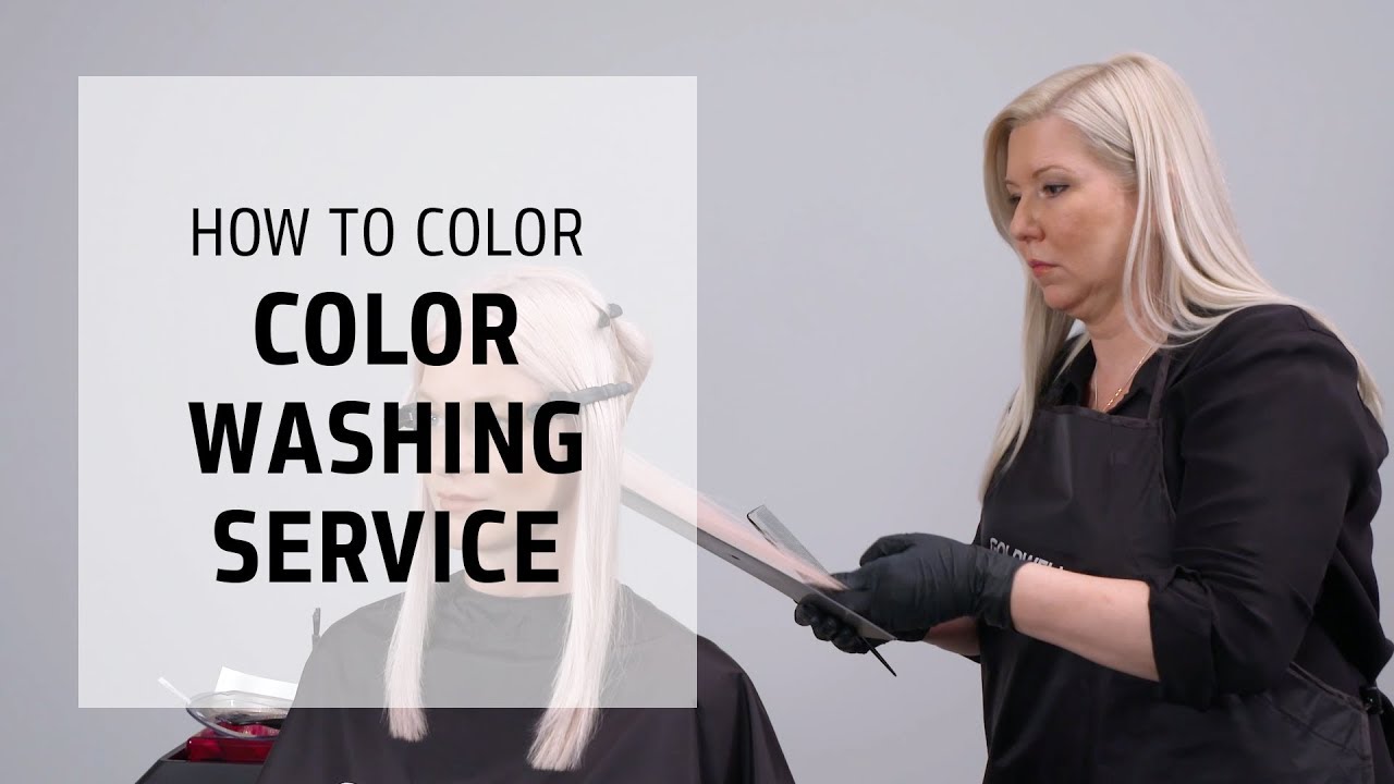 Color washing service with @Pure Pigments | How to Color | Goldwell ...