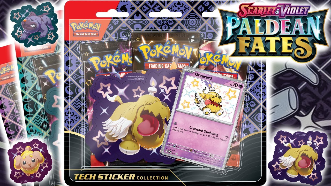 NEW Pokémon Paldean Fates Tech Sticker Collection Opening!! 🔥⭐️ - YouTube
