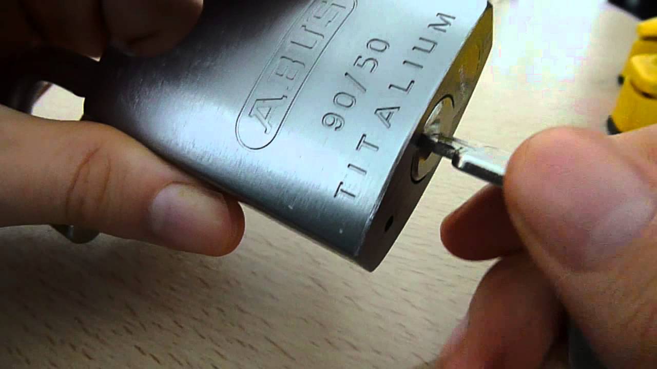 Abus titalium 90/50 SPP - YouTube