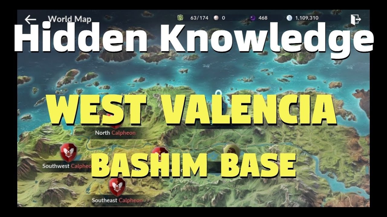 Hidden Knowledge West Valencia: Bashim Base - Black Desert Mobile - YouTube