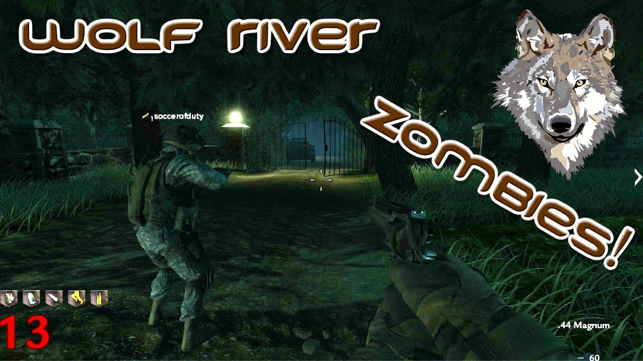Cod WaW Coop Custom Zombies Wolf River Easter Egg! - YouTube