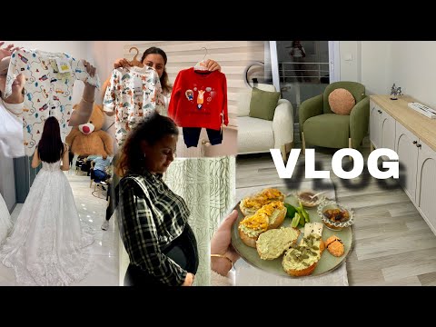 GELİNLİK BAKIYORUZ 👰 KARDEŞİMİN MOBİLYALARI GELDİ | BEBEĞİME GELEN HEDİYELER | HAMİLE  RUTİNLERİ 🤰 
