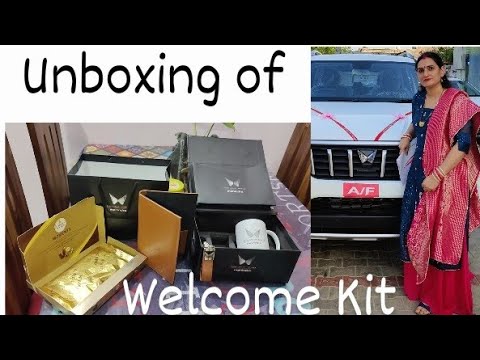 Unboxing of Mahindra welcome Kit | KIM'S VLOGS | Unboxing | Gift ...