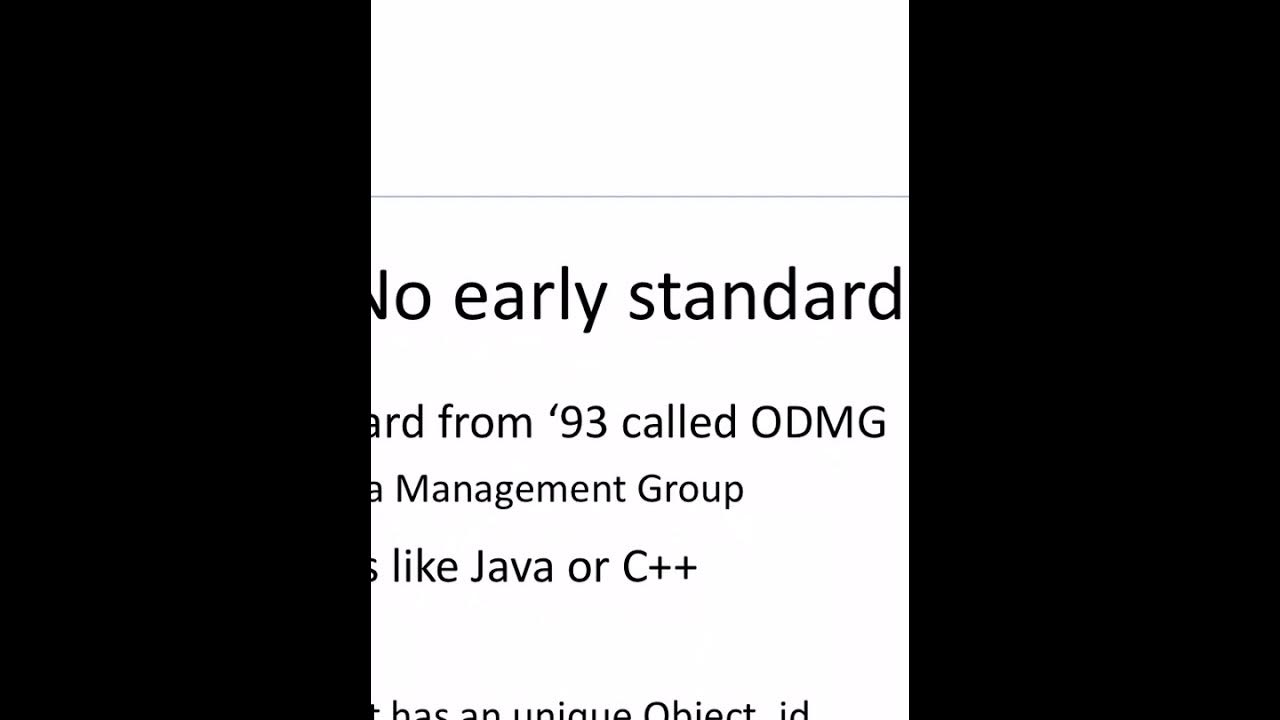 database development lecture 26 object oriented relational database - YouTube