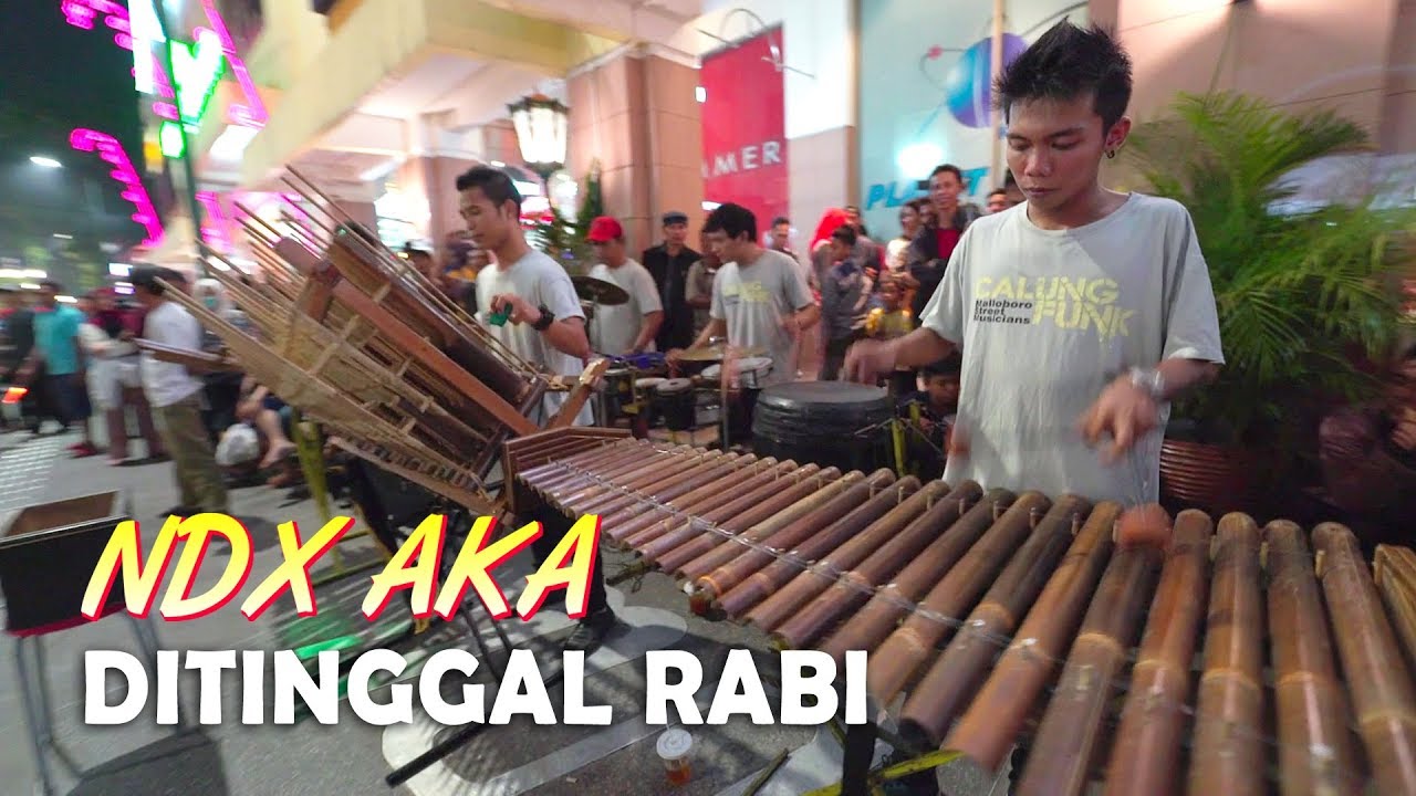 DITINGGAL RABI - Calung Funk (Angklung Malioboro) Nonton Angklung Pakai ...