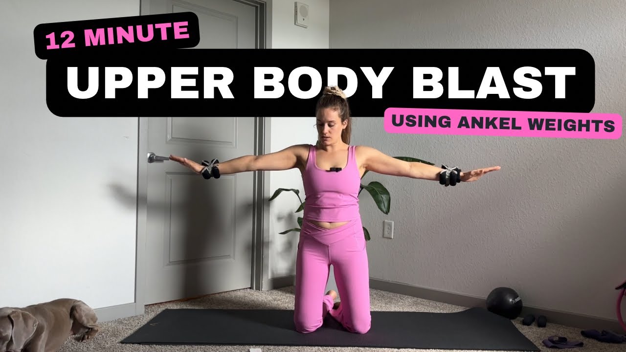 12 Minute Upper Body Blast Using Weights | Quick Effective Pilates ...