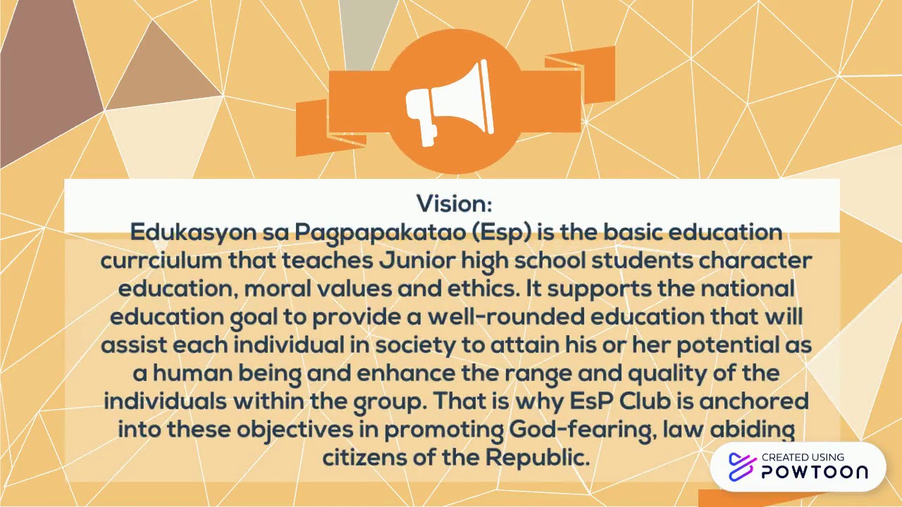 EsP CLUB ACTION PLAN S.Y. 2020-2021 - YouTube