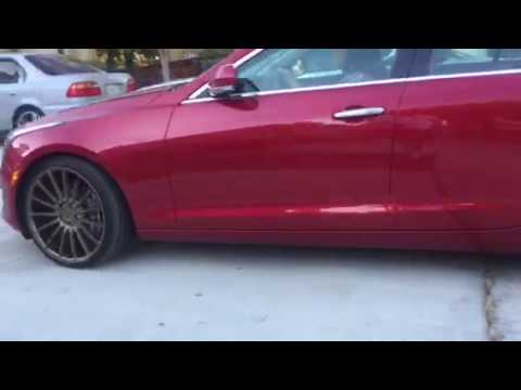 2013 Cadillac ATS on Niche FORM Bronze M158 20 inch wheels - YouTube