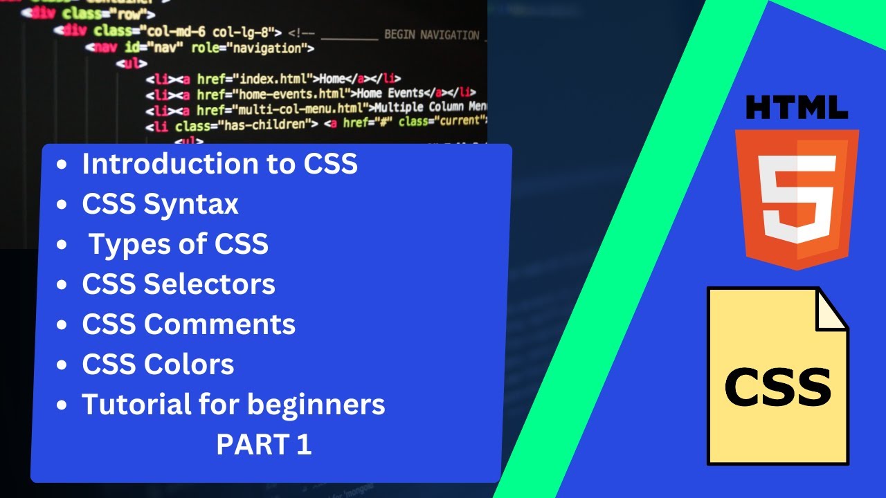 Css Tutorial For Beginners Introduction To Css Css Syntax Types 2366