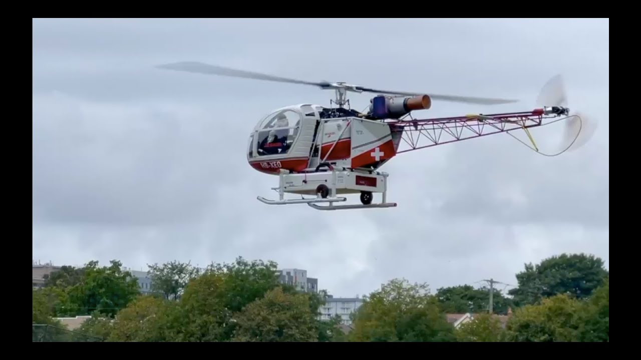 Vario T-Rex lama rc Helicopter with simulated turbine sound and flame ...