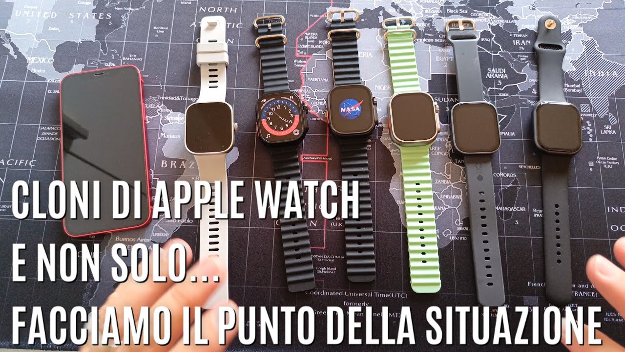CLONI APPLE WATCH E NON SOLO... TUTTI I PREGI E DIFETTI A CONFRONTO - YouTube