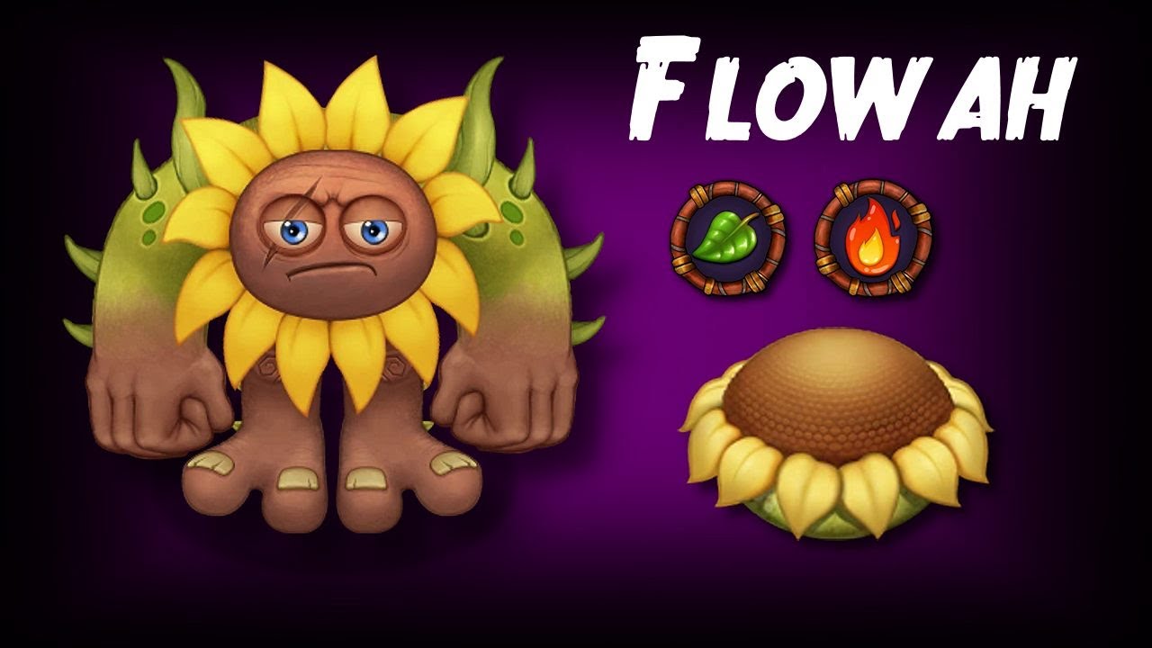 Flowah Fire Haven | Sounds & Animations | My Singing Monsters - YouTube