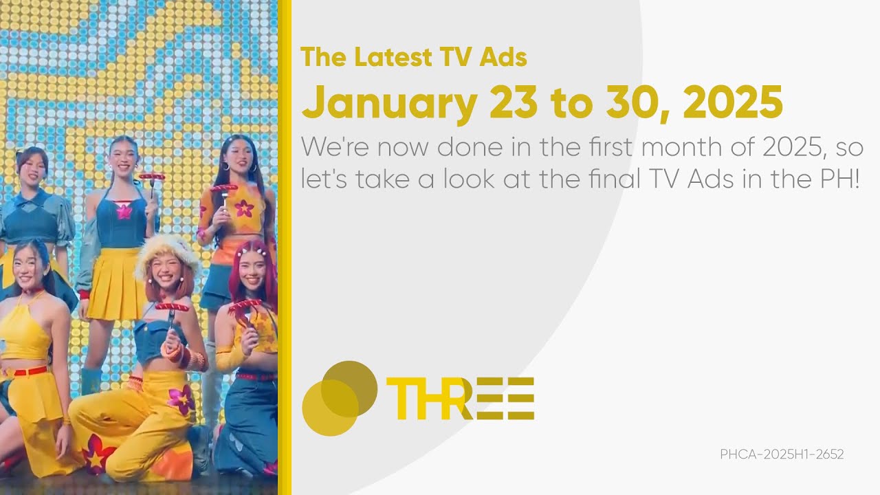 The Latest TV Ads: January 23 to 30, 2025 | DRPS Three TV Ad ...