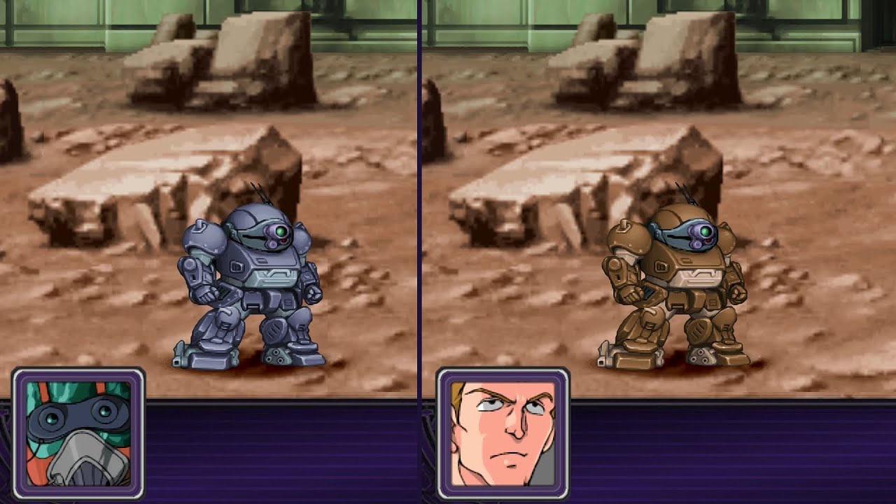 SRW Z2.1 - Gray & Orange Scopedog Attacks - YouTube