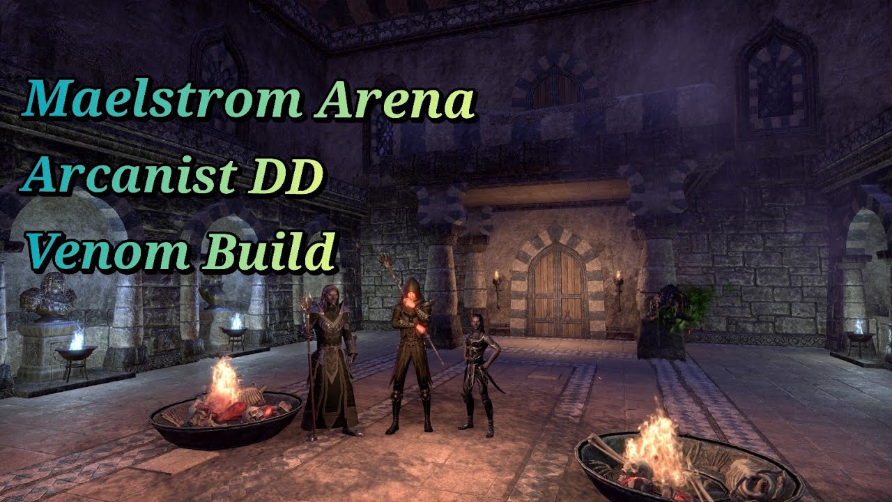 ESO: Veteran Maelstrom Arena run on my Arcanist (Venom) - YouTube
