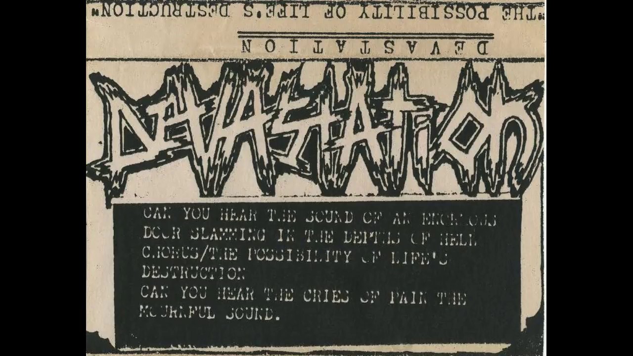 DEVASTATION - The Possibility Of Life`s Destruction, Full Demo 1989 ...