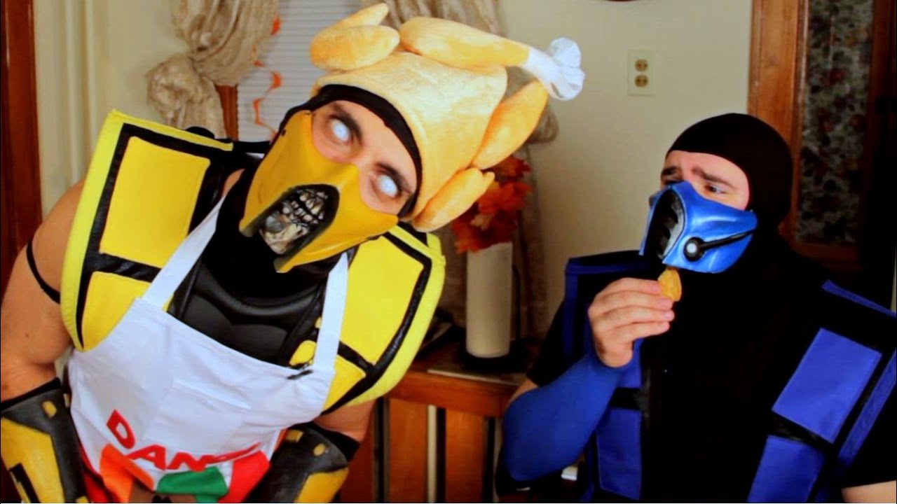 Scorpion and SubZero Ruin Thanksgiving! (Cooking With Scorpion #2 ...