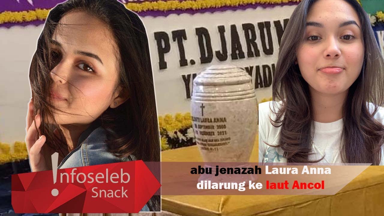 abu jenazah Laura Anna dilarung ke laut Ancol - YouTube