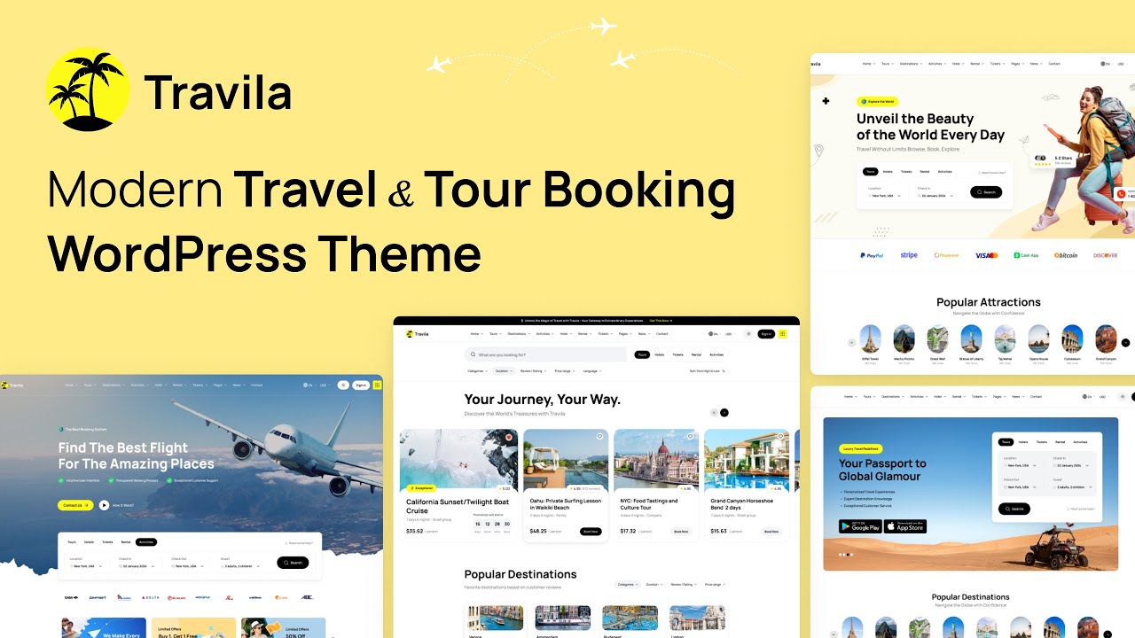 Travila WordPress Theme Guide - How to post new content - YouTube