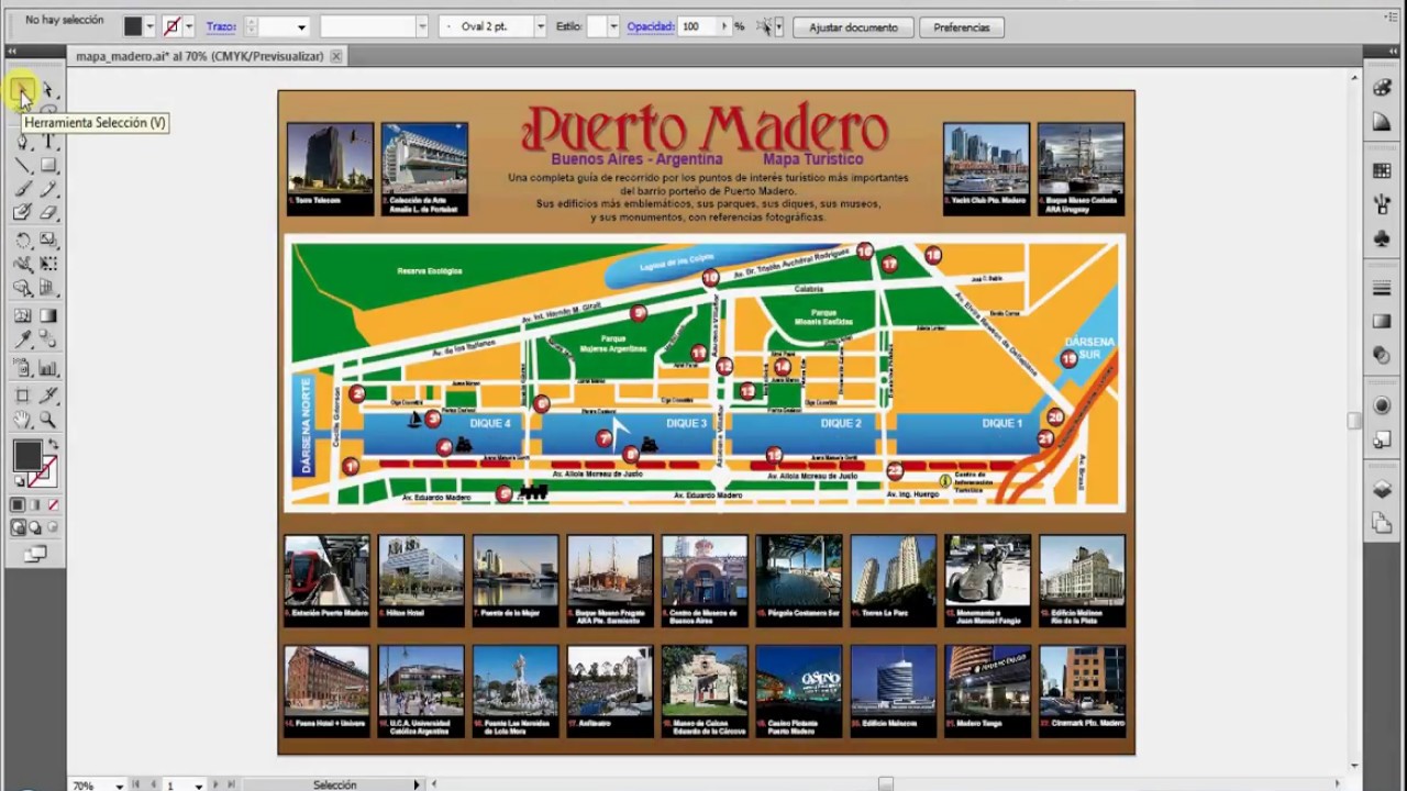 Adobe illustrator CS5: Diseño de un mapa turístico - YouTube
