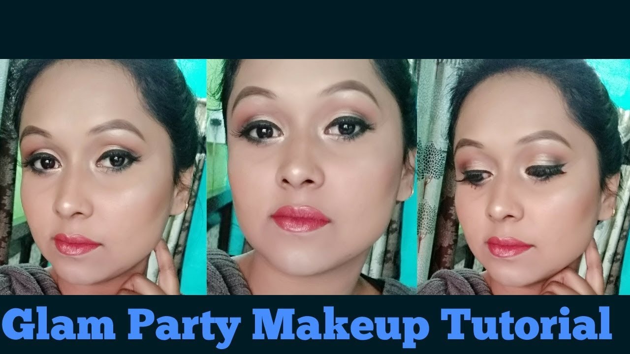 Glam Party Makeup Tutorial - YouTube