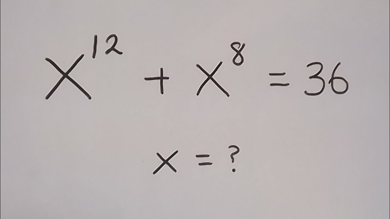 Germany | Can you solve this ? | Nice Algebra Problem | Math Olympiad ...