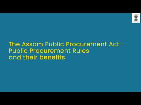 ASPIRe - Public Procurement in Assam