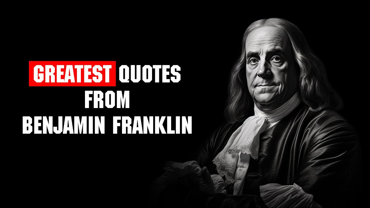 Mastering Success: Benjamin Franklin's Guide to Achievement - YouTube