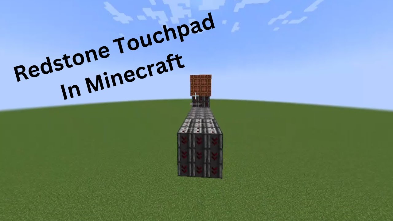 How To Make Redstone Touchpad In Minecraft - YouTube
