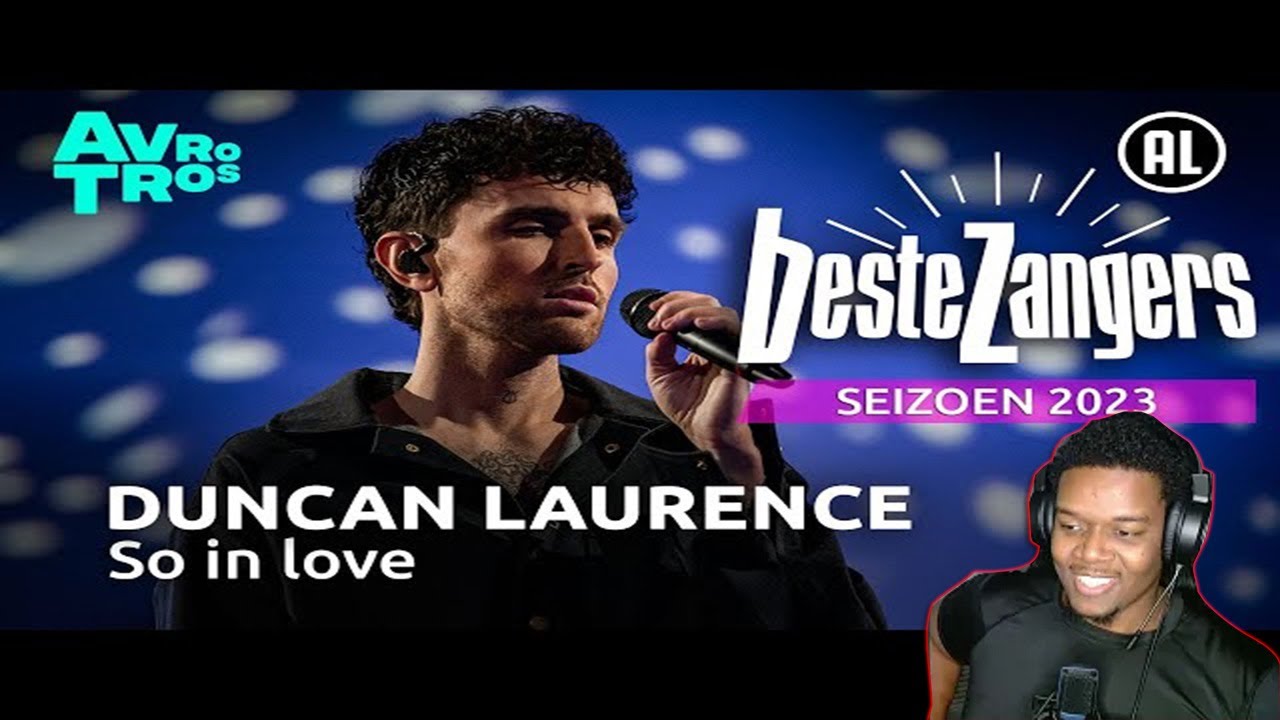 Duncan Laurence - So in love Beste Zangers 2023 - REACTION!!! - YouTube