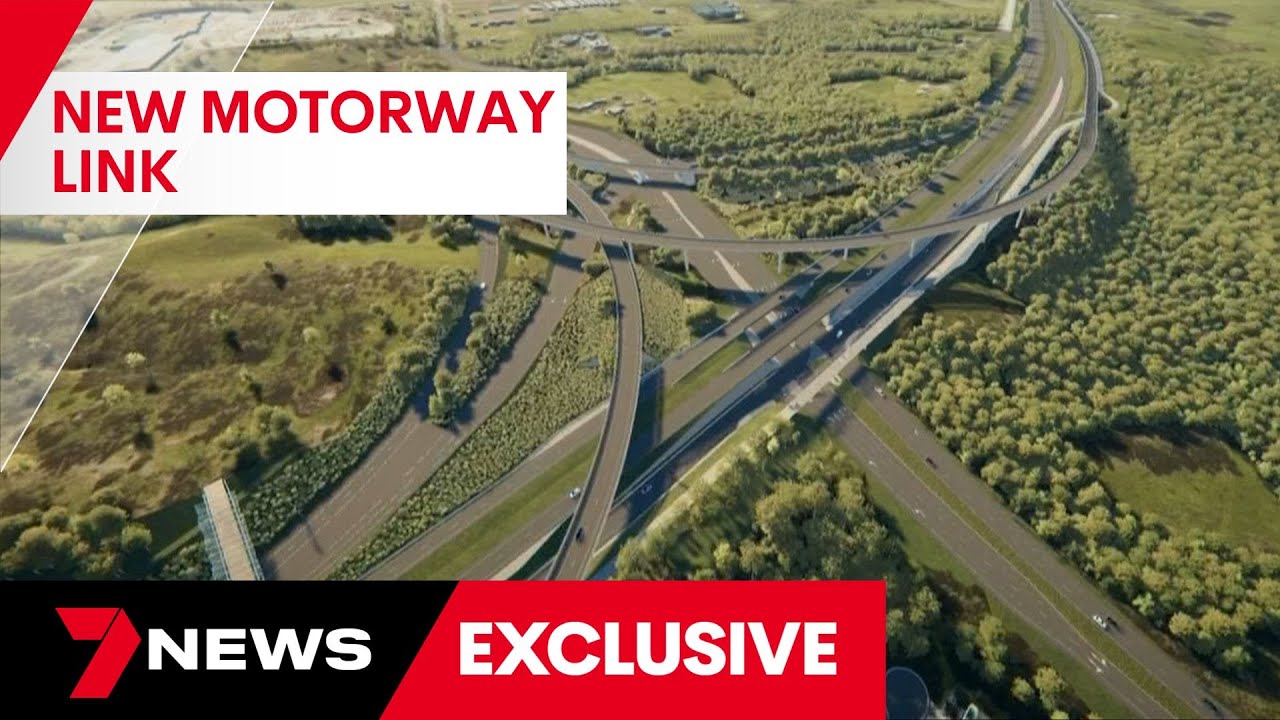 Exclusive first look at new link between two major motorways | 7NEWS ...