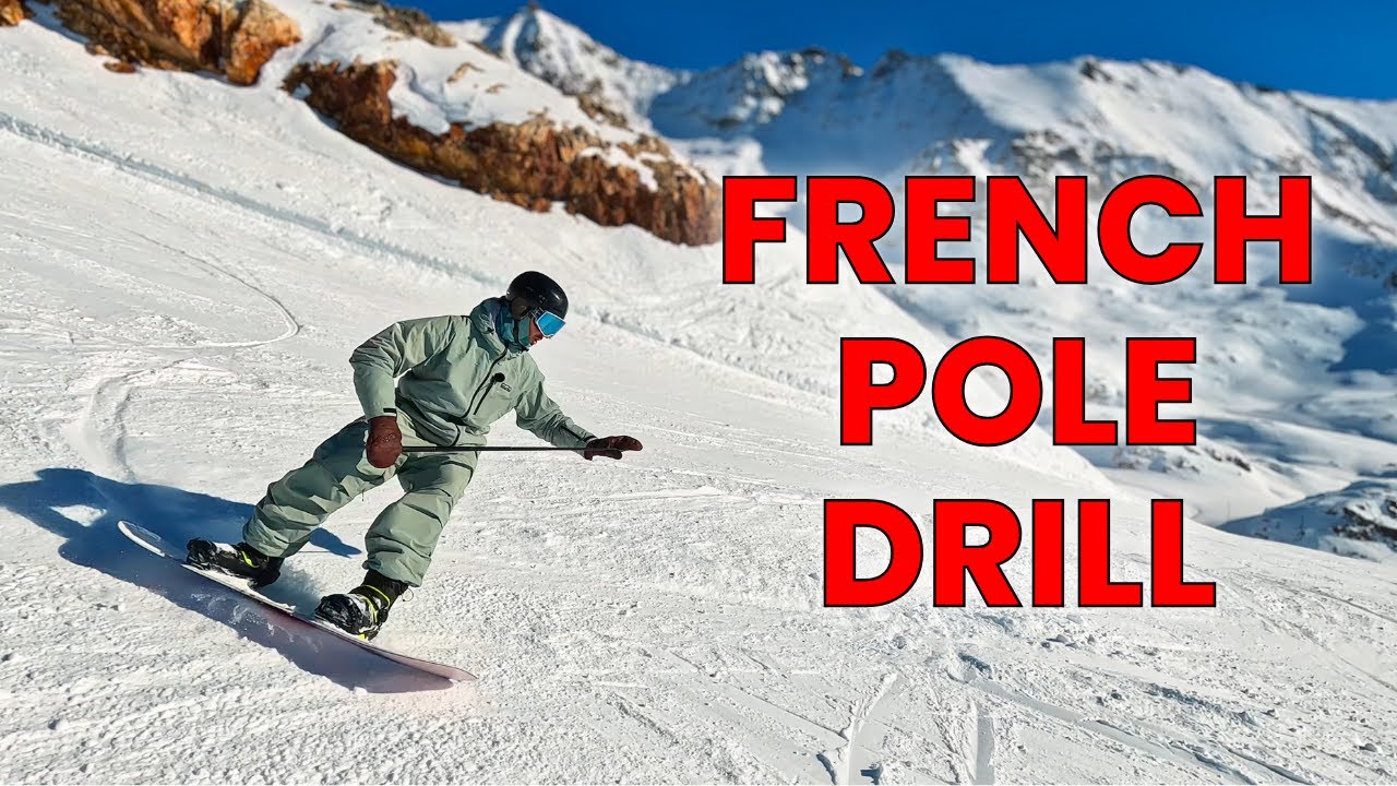 FRENCH POLE DRILL // Advanced Edge Change and Posture Drill - YouTube
