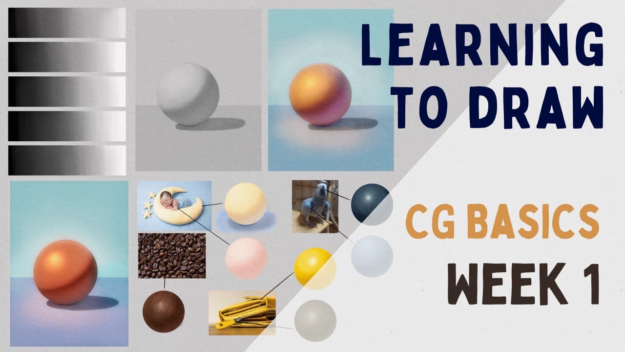 Learning to draw CG Basics - Week 1 - Smirnov School - YouTube