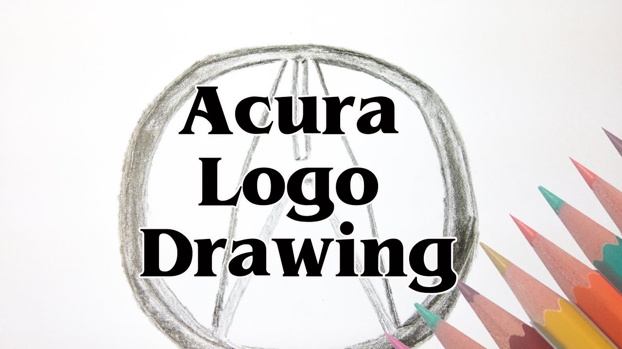 How To Draw a Acura logo - Step By Step Drawing Tutorials - SLD - YouTube