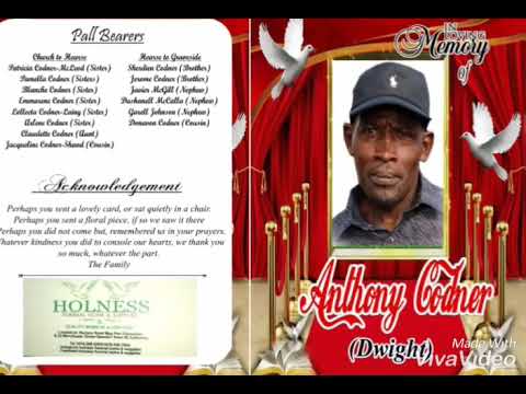 Holness funeral home serving the family of the late Anthony codner ...