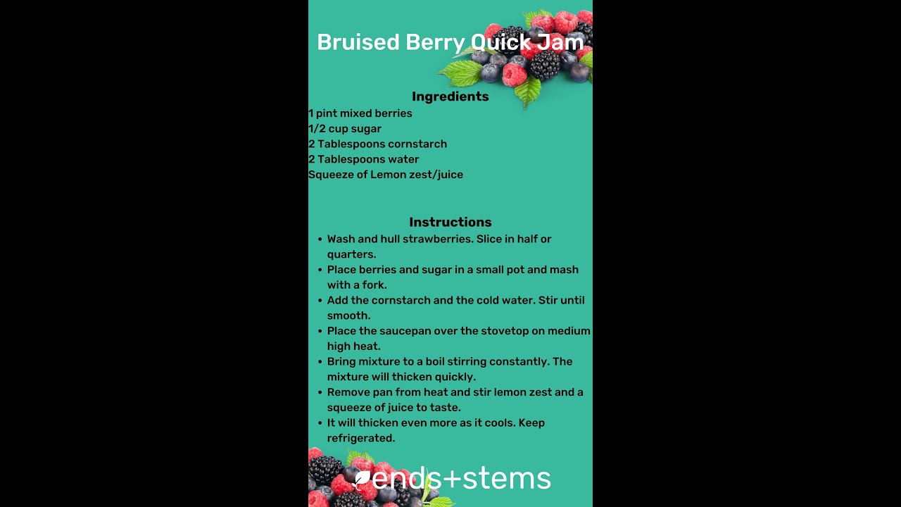 Bruised Berry Jam - YouTube
