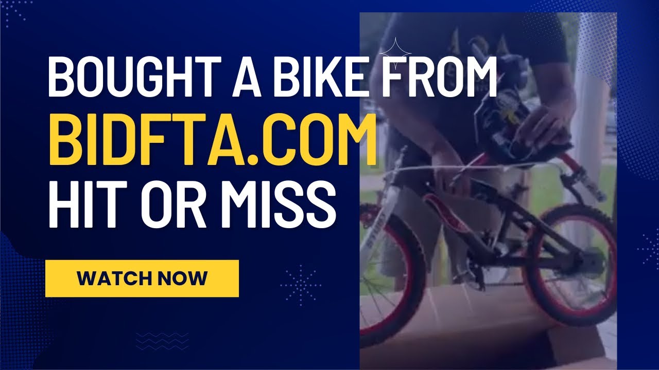 BIDFTA.com AUCTION BIKE!!! WAS IT ALL THERE! - YouTube