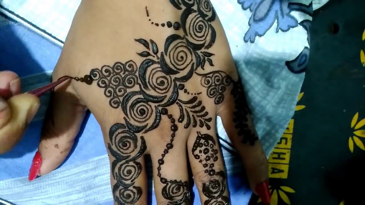 stylish mehandi designs for hands | mehandi design - YouTube