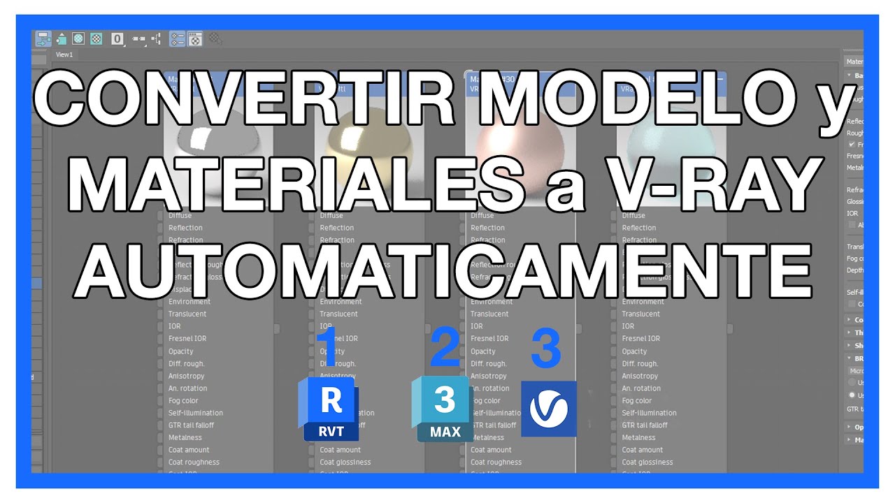 Convertir Materiales Automáticamente con Scene Converter (de Revit a ...