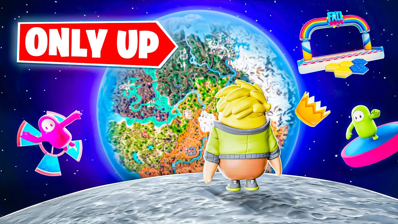 ONLY UP FALL GUYS - АДСКАЯ СМЕСЬ в Фортнайт! - YouTube