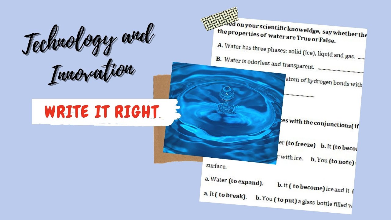 Technology and Innovation: Write it Right - YouTube