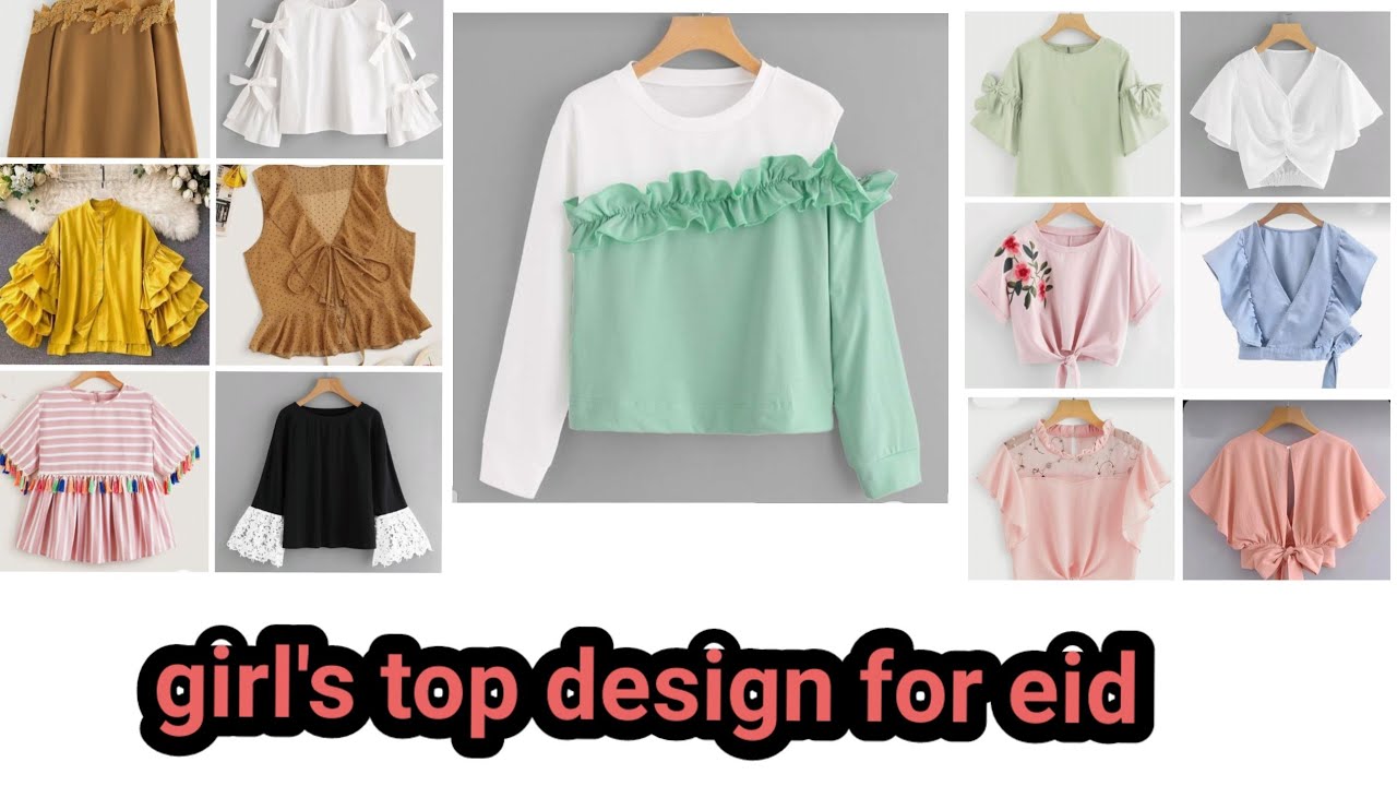 new top design for eid || top design || top for girls - YouTube