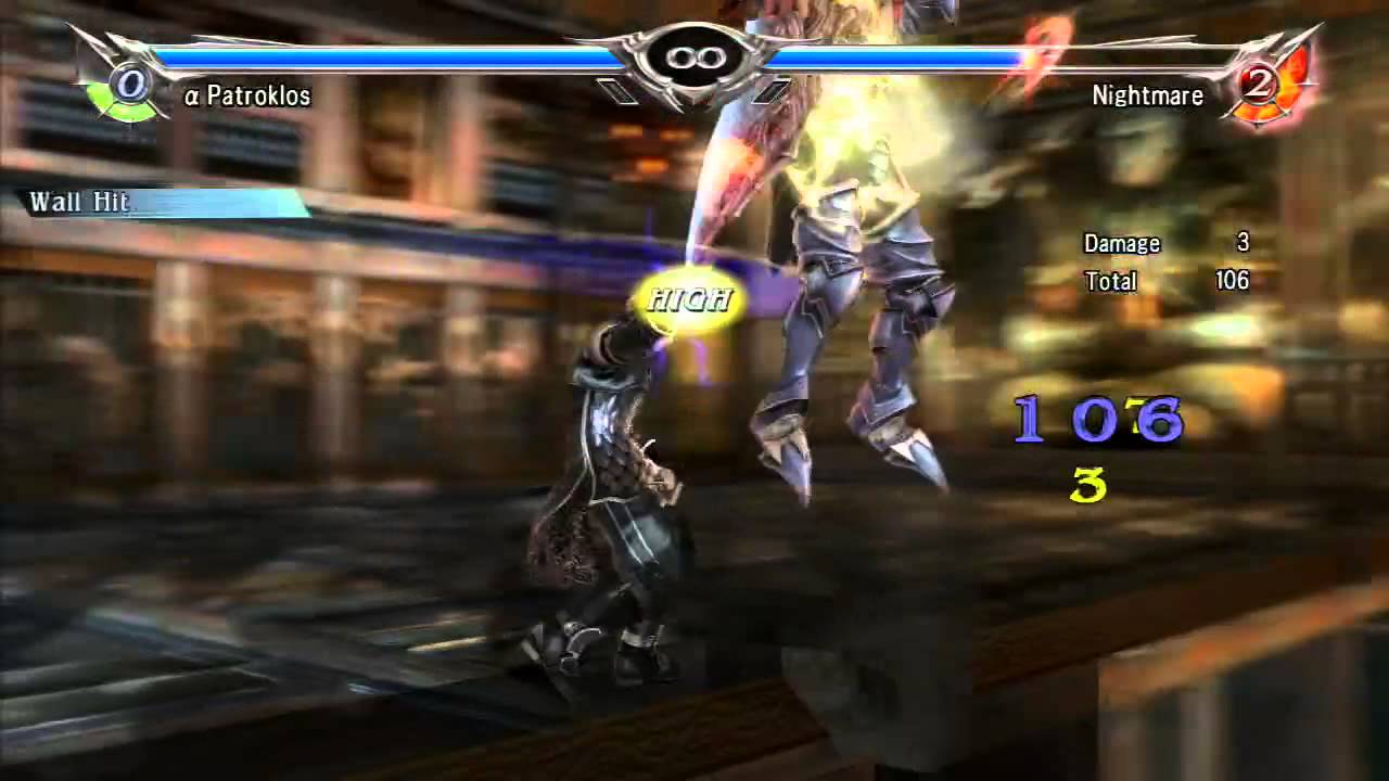 Alpha Patroklos Example Wall Combo [Soul Calibur V] - YouTube