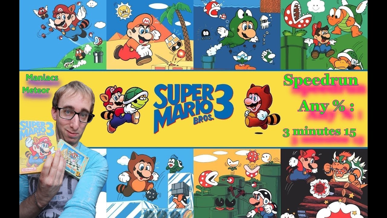 Maniacs Meteor Speedrun - Super Mario Bros. 3 (Any %) en : 3 minutes 15 ...